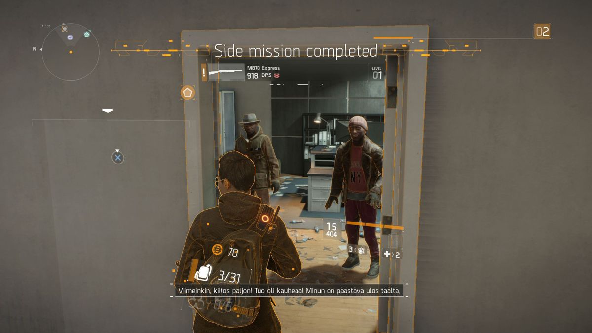 Screenshot of Tom Clancy's The Division (PlayStation 4, 2016) - MobyGames