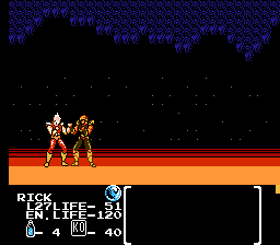 Screenshot of Flying Warriors (NES, 1991) - MobyGames