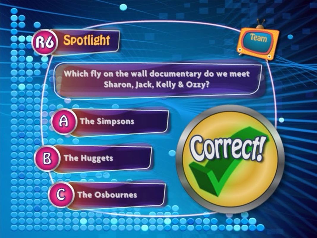 Screenshot of Telly Addicts (DVD Player, 2005) - MobyGames