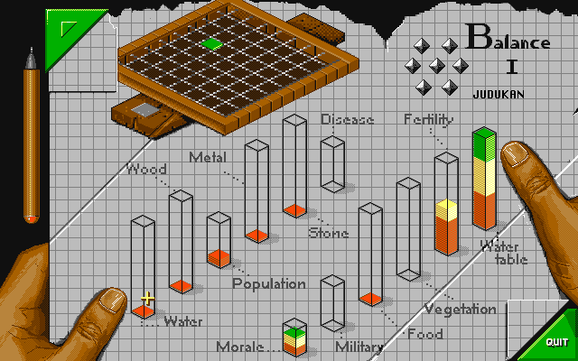 Screenshot of Ultimate Domain (DOS, 1993) - MobyGames