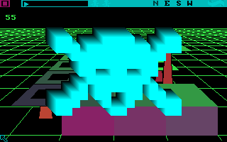 Screenshot of Mind Walker (Amiga, 1986) - MobyGames