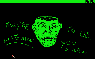 Screenshot of Mind Walker (Amiga, 1986) - MobyGames