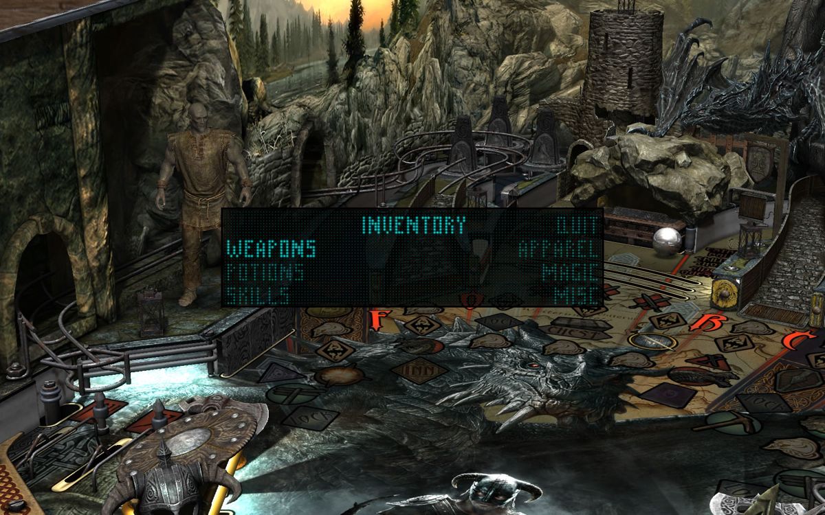 Screenshot of Pinball FX2: Bethesda Pinball (Windows, 2016) - MobyGames