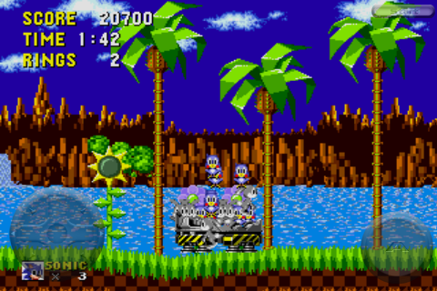 Screenshot of Sonic the Hedgehog (iPhone, 1991) - MobyGames