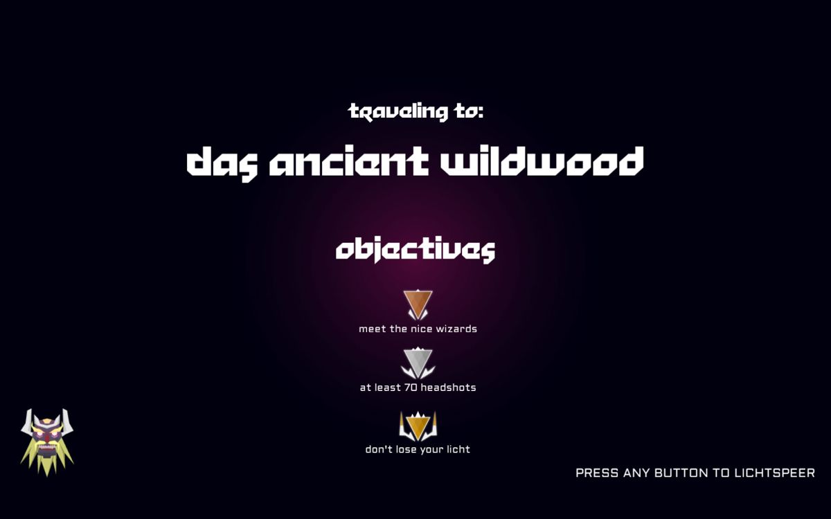 Screenshot of Lichtspeer (Windows, 2016) - MobyGames