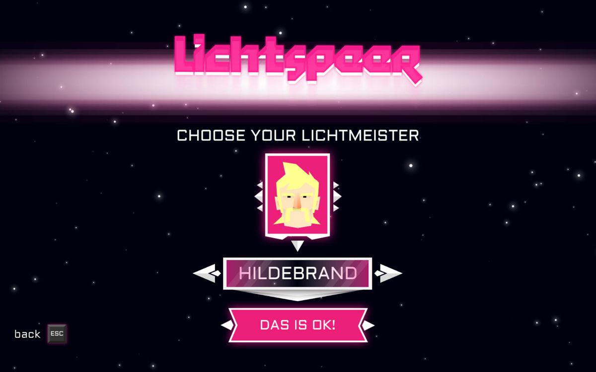 Screenshot of Lichtspeer (Windows, 2016) - MobyGames