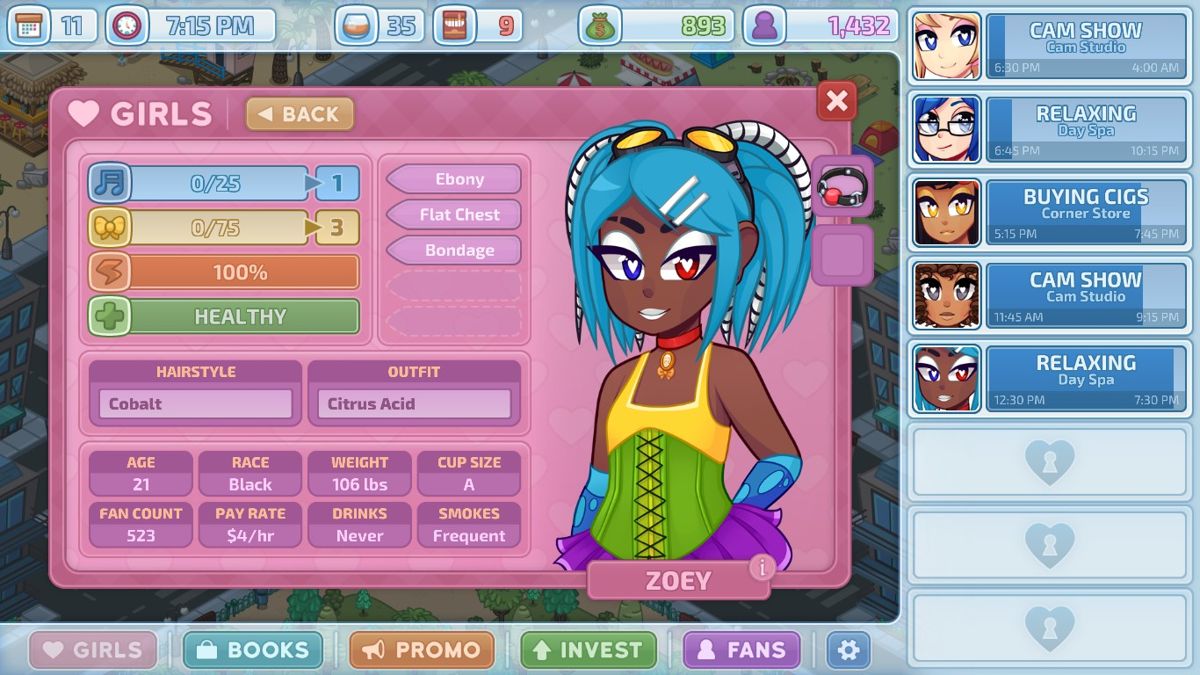 Screenshot of HunieCam Studio (Windows, 2016) - MobyGames