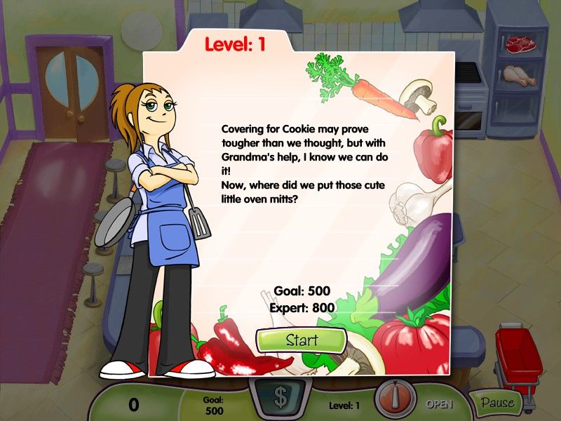 Screenshot of Cooking Dash (Windows, 2008) - MobyGames