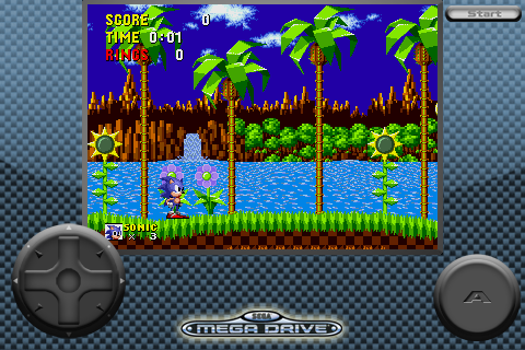 Screenshot of Sonic the Hedgehog (iPhone, 1991) - MobyGames