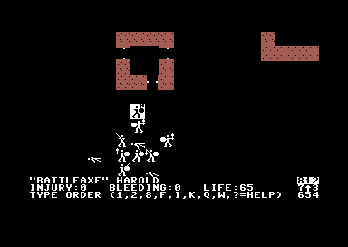 Screenshot of Wizard's Crown (Commodore 64, 1986) - MobyGames