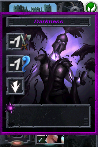 Screenshot of Dungeon Solitaire (iPhone, 2010) - MobyGames