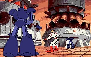 Screenshot of Space Ace (DOS, 1989) - MobyGames