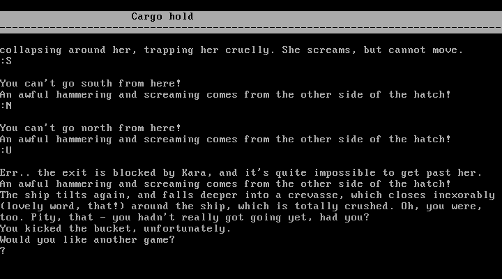 Screenshot of Last Days of Doom + Hezarin (DOS, 1990) - MobyGames