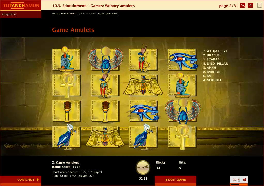 Screenshot of Tutankhamun: Interactive Egypt (Windows, 2004) - MobyGames