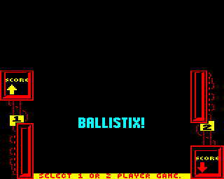 Screenshot of Ballistix (Electron, 1989) - MobyGames
