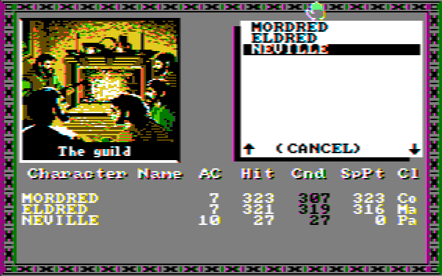Screenshot of Tales of the Unknown: Volume I - The Bard's Tale (DOS ...