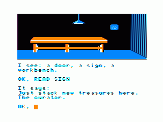Screenshot of The Vortex Factor (TRS-80 CoCo, 1985) - MobyGames