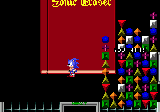 Screenshot of Sonic Eraser (Genesis, 1991) - MobyGames
