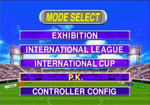 Screenshot of Goal Storm '97 (PlayStation, 1997) - MobyGames