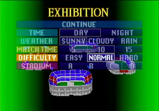 Screenshot of Goal Storm '97 (PlayStation, 1997) - MobyGames