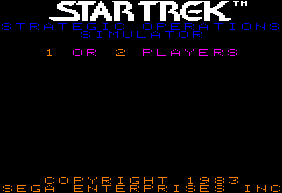 Star Trek: Strategic Operations Simulator screenshots - MobyGames