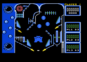 Screenshot of Advanced Pinball Simulator (Atari 8-bit, 1988) - MobyGames