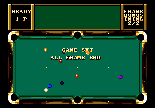 Screenshot of Kiss Shot (Genesis, 1992) - MobyGames