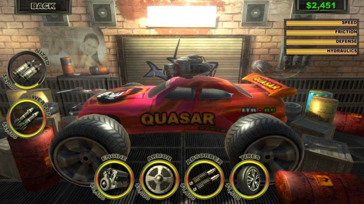 Screenshot of Lethal Brutal Racing (Windows, 2016) - MobyGames