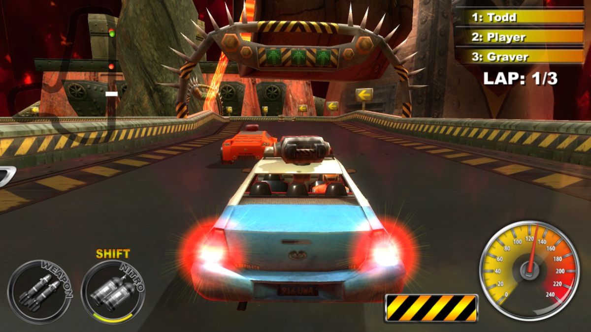 Screenshot of Lethal Brutal Racing (Windows, 2016) - MobyGames