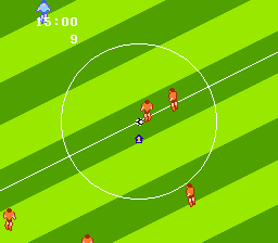 Screenshot of Goal! (NES, 1988) - MobyGames