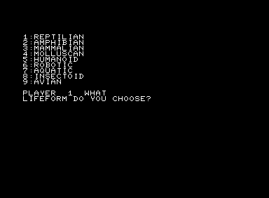 Screenshot of Andromeda Conquest (Commodore PET/CBM, 1982) - MobyGames