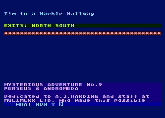 Screenshot of Perseus & Andromeda (Atari 8-bit, 1983) - MobyGames