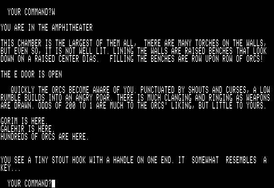 Screenshot of Eamon (Apple II, 1979) - MobyGames