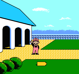 Screenshot of Mario Open Golf (NES, 1991) - MobyGames