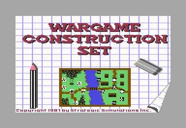 Screenshot of Wargame Construction Set (Commodore 64, 1986) - MobyGames
