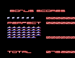 Screenshot of Taito's Super Space Invaders (SEGA Master System, 1990) - MobyGames