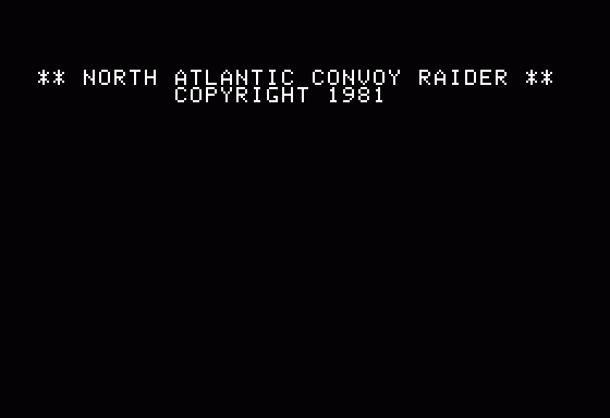North Atlantic Convoy Raider screenshots - MobyGames