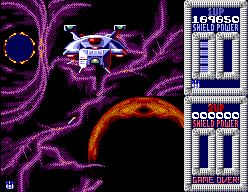 Screenshot of Taito's Super Space Invaders (SEGA Master System, 1990 ...