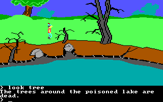Screenshot of King's Quest II: Romancing the Throne (PC Booter, 1985 ...