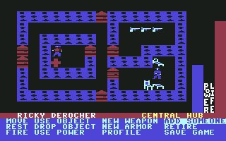 Screenshot of Stuart Smith's Adventure Construction Set (Commodore 64 ...