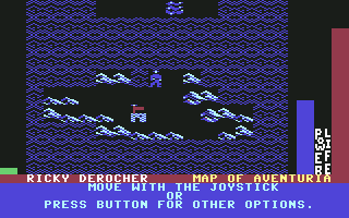 Screenshot of Stuart Smith's Adventure Construction Set (Commodore 64 ...