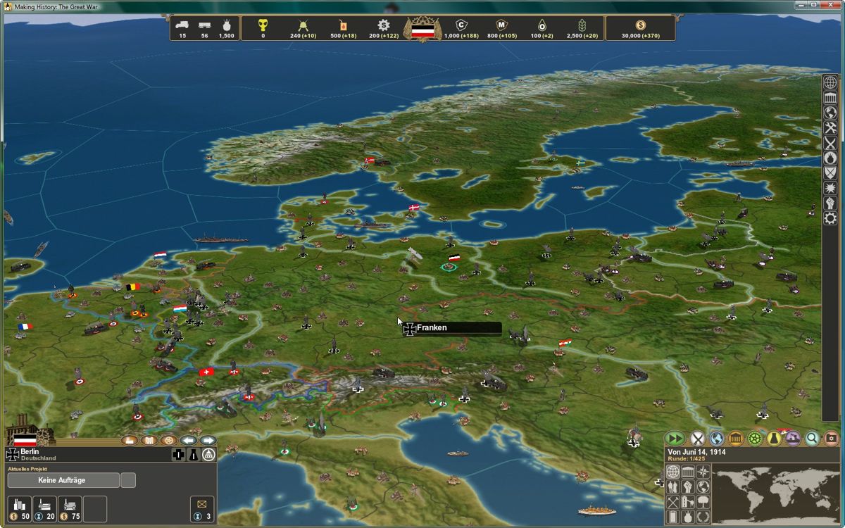 Screenshot of Making History: The Great War (Windows, 2015) - MobyGames