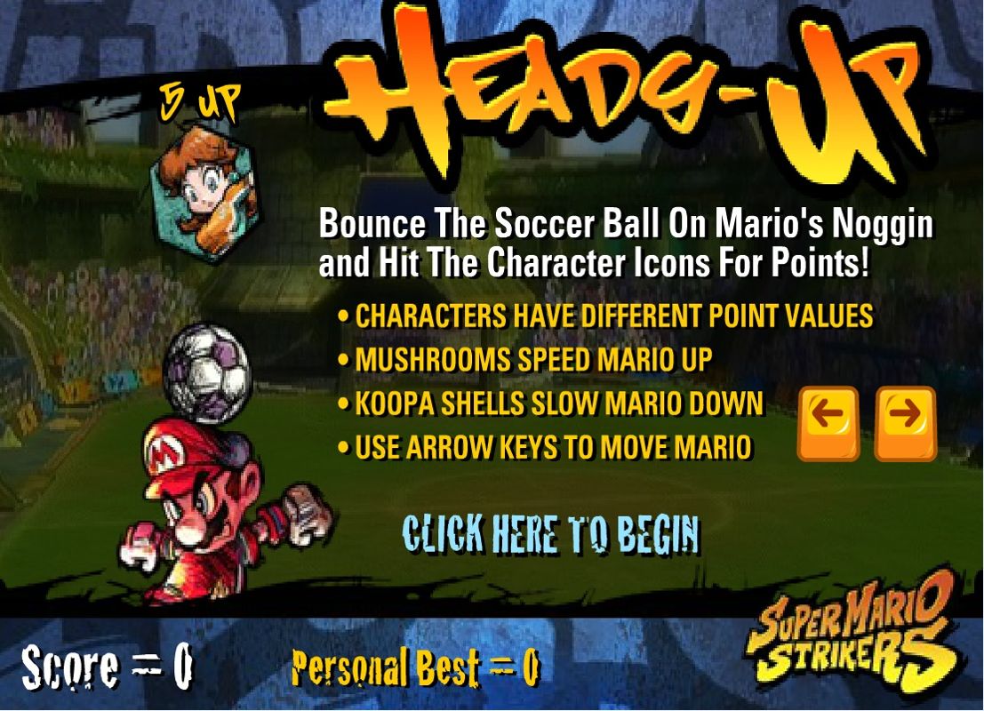 Super Mario Strikers: Heads-Up (2005) - MobyGames