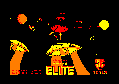 Screenshot of Elite (Amstrad CPC, 1984) - MobyGames