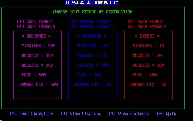 Wings of Thunder (1994) - MobyGames