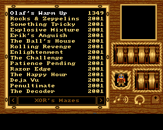 Screenshot of Prospector in the Mazes of Xor (Amiga, 1989) - MobyGames