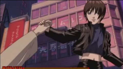 Screenshot of Blood: The Last Vampire (PSP, 2006) - MobyGames