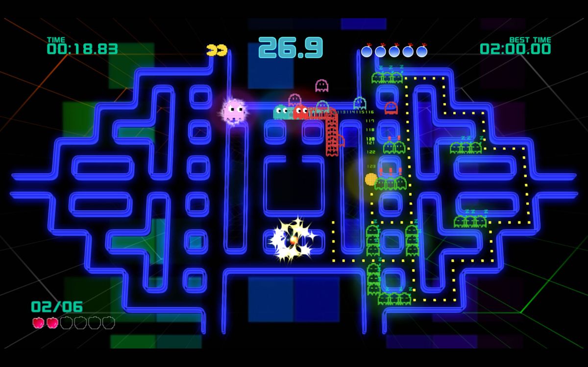 Screenshot of Pac-Man: Championship Edition 2 (Windows, 2016) - MobyGames
