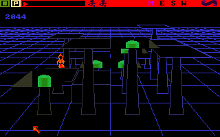 Screenshot of Mind Walker (Amiga, 1986) - MobyGames