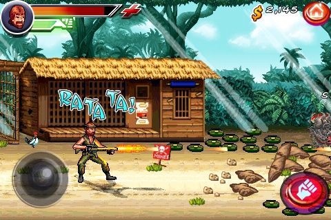 Screenshot of Chuck Norris: Bring on the Pain (iPhone, 2008) - MobyGames
